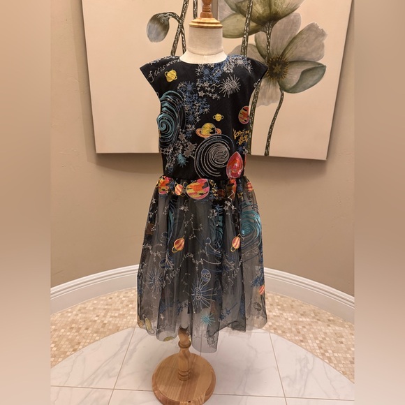 Halabaloo | Dresses | Halabaloo Girls Out Of This World Embroidered ...